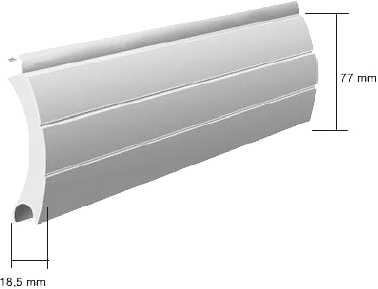 Inbouw roldeur, roldeur zonder kast - Garagedeur Concurrent